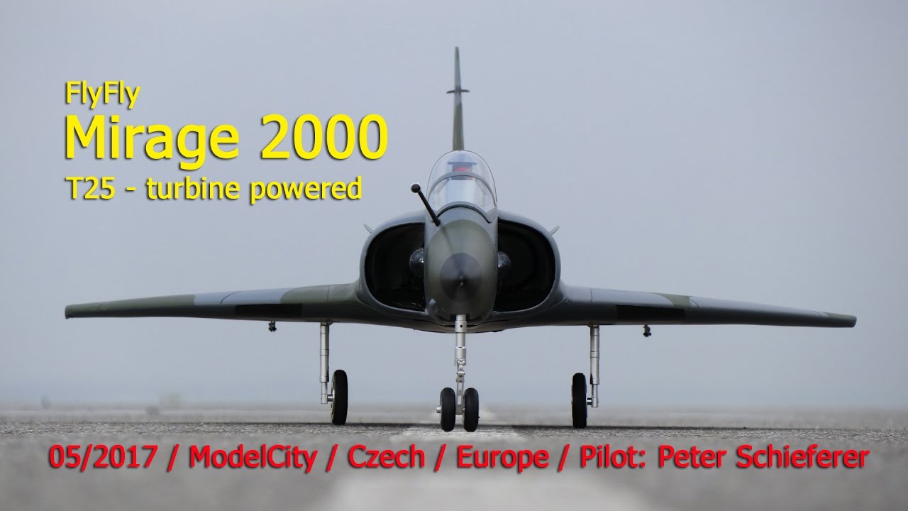 FlyFly Mirage 2000 / Kolibri T25 / plane wrapping - YouTube