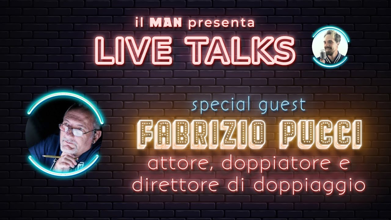 FABRIZIO PUCCI: voce di HUGH JACKMAN, NONO DOTTORE e BOJACK HORSEMAN - Live Talks #189 - YouTube