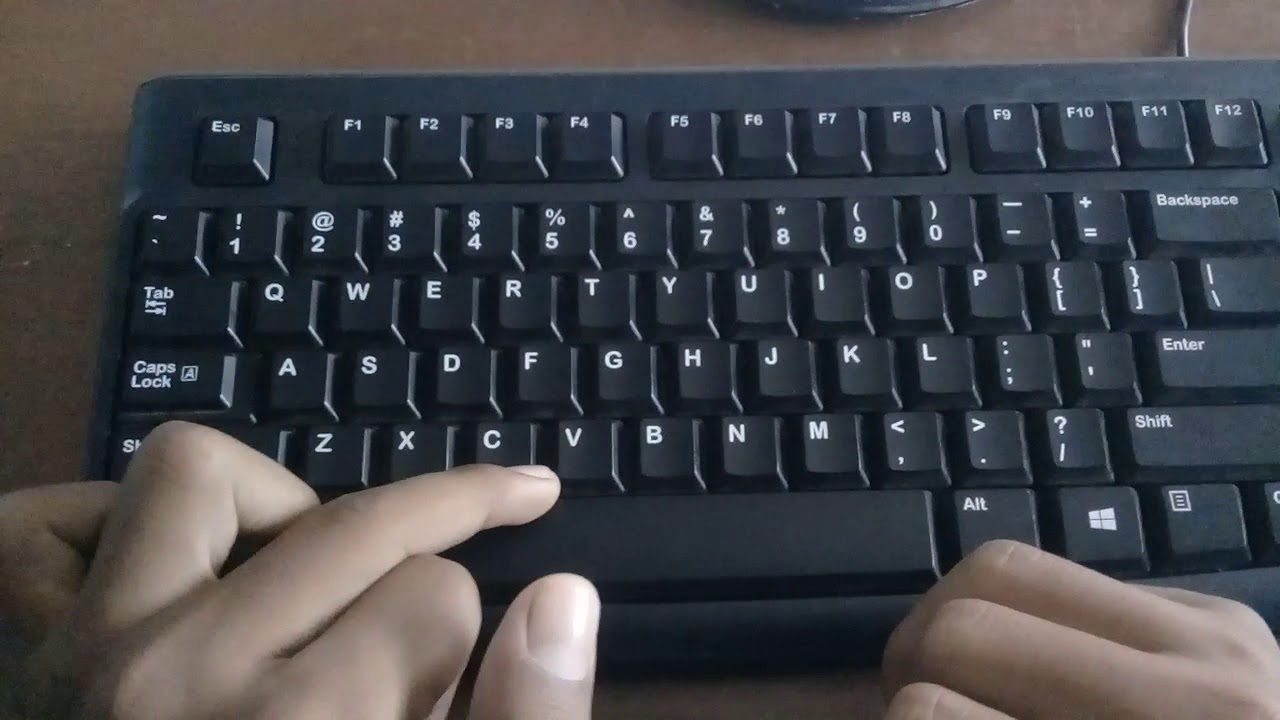 Tutorial mengetik 10 jari - YouTube