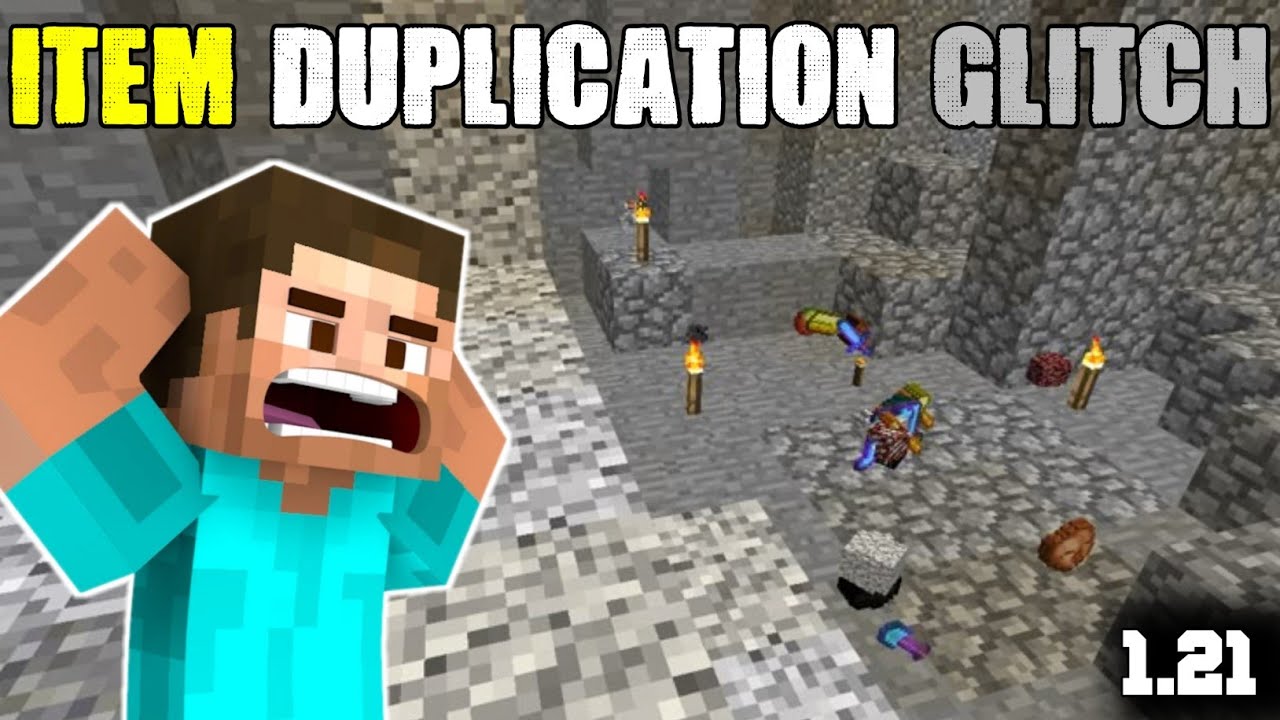 Minecraft item DUPLICATION glitch 1.21+ (MCPE) BEDROCK EDITION - YouTube