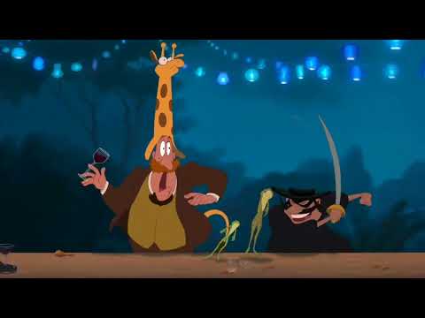 The Princess and the Frog (2009) Dog Chase with (🇺🇸 English and 🇲🇽 Spanish Together)