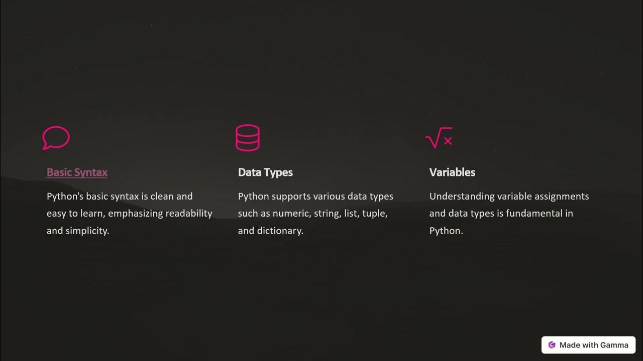 Introduction to Python Programming 1 - YouTube