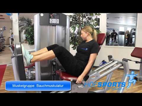 Beinpresse im Fitnessstudio HofSports in Hof - YouTube