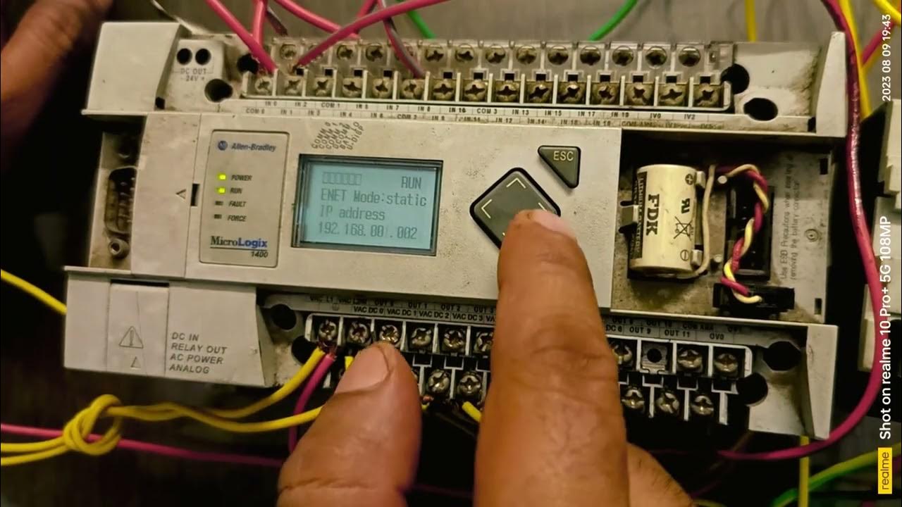 How to Set IP address of PLC |How to Find IP address #allenbradley #micrologix1400 #plc # ...