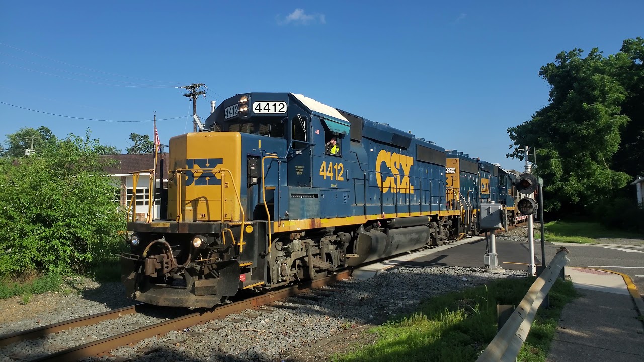 CSX 4412/CSX 6229 lead CSAO WPMI-61 Northbound (6/28/21) - YouTube