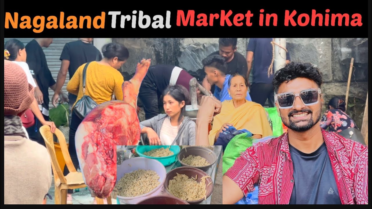 Nagaland Tribal Meat 🥩 Market in kohima |Naga Market - YouTube