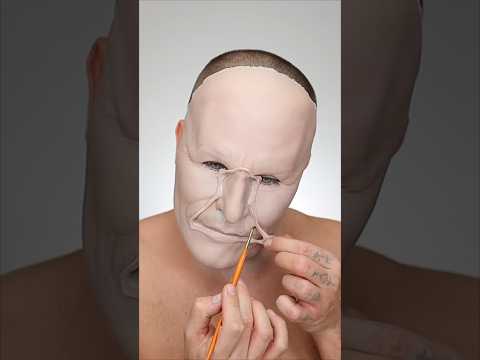 Perfecting my craft of prosthetic makeup transformations 👑 #moviemakeup #makeup #makeupartist