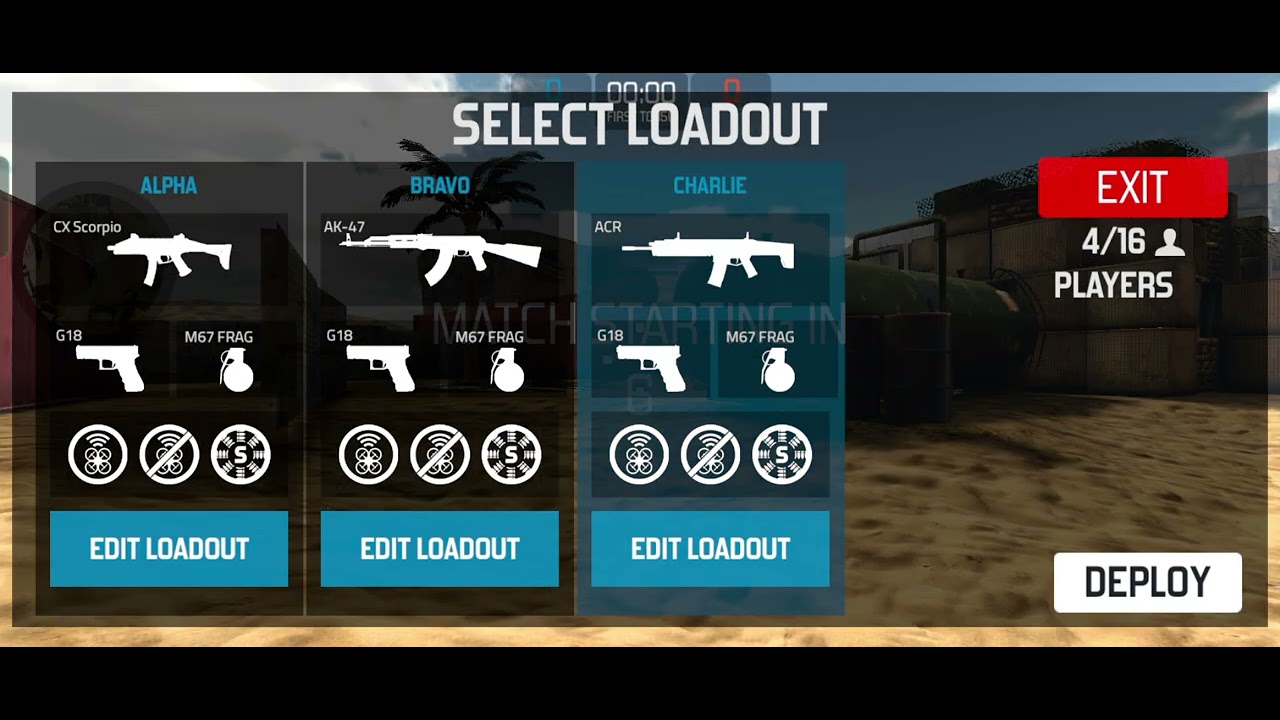 bullet force Acr with skin red light - YouTube