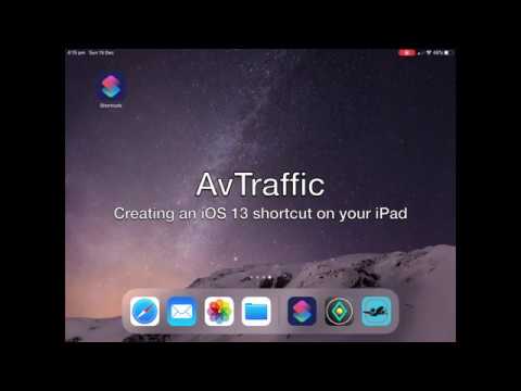 Creating an AvTraffic Shortcut - YouTube