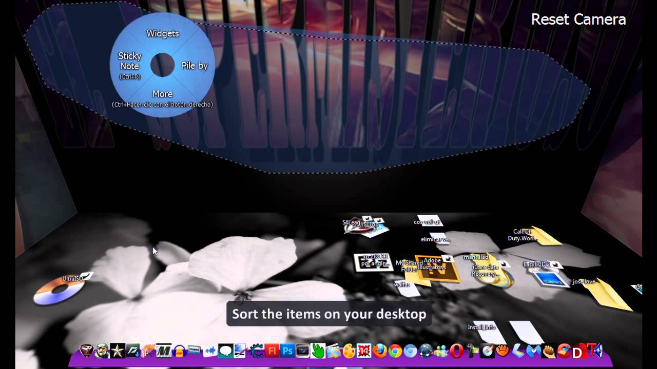 como poner mi pantalla en 3D - ( BumpTop ) - YouTube