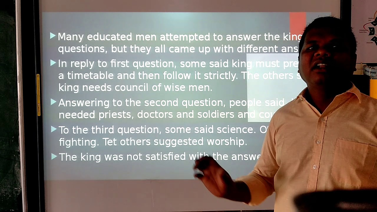 Class 7 English chapter 1 THREE QUESTIONS YouTube class-7-english-chapter-1-three-questions-youtube