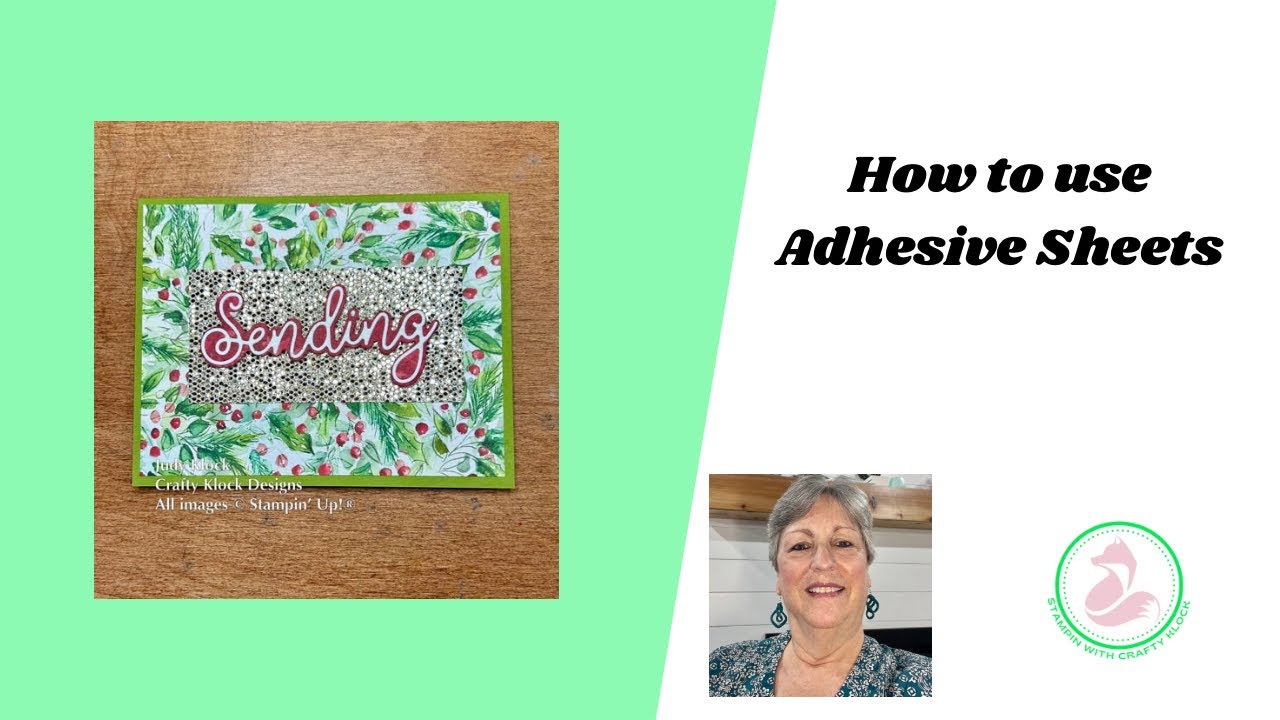 How to use Adhesive Sheets - YouTube