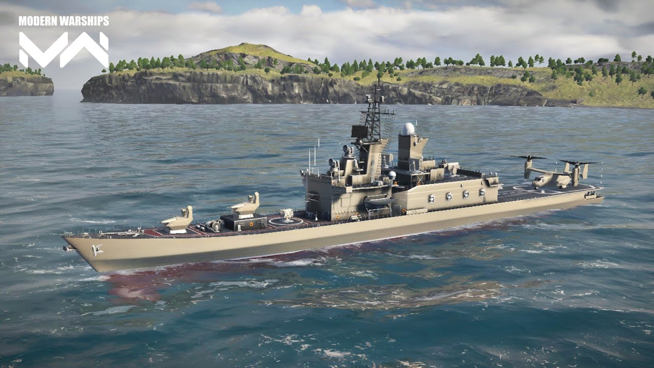 JS KURAMA strong destroyer in tier2 : Modern Warships - YouTube