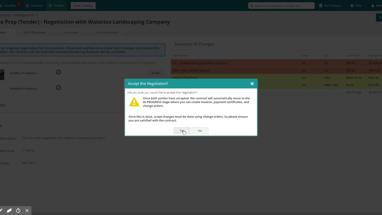 ContractComplete Tutorial: Post-Tender Contract Negotiation - YouTube