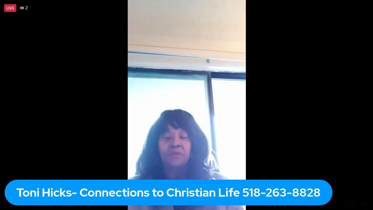 Connections to Christian Life w/ Pastor Toni - YouTube