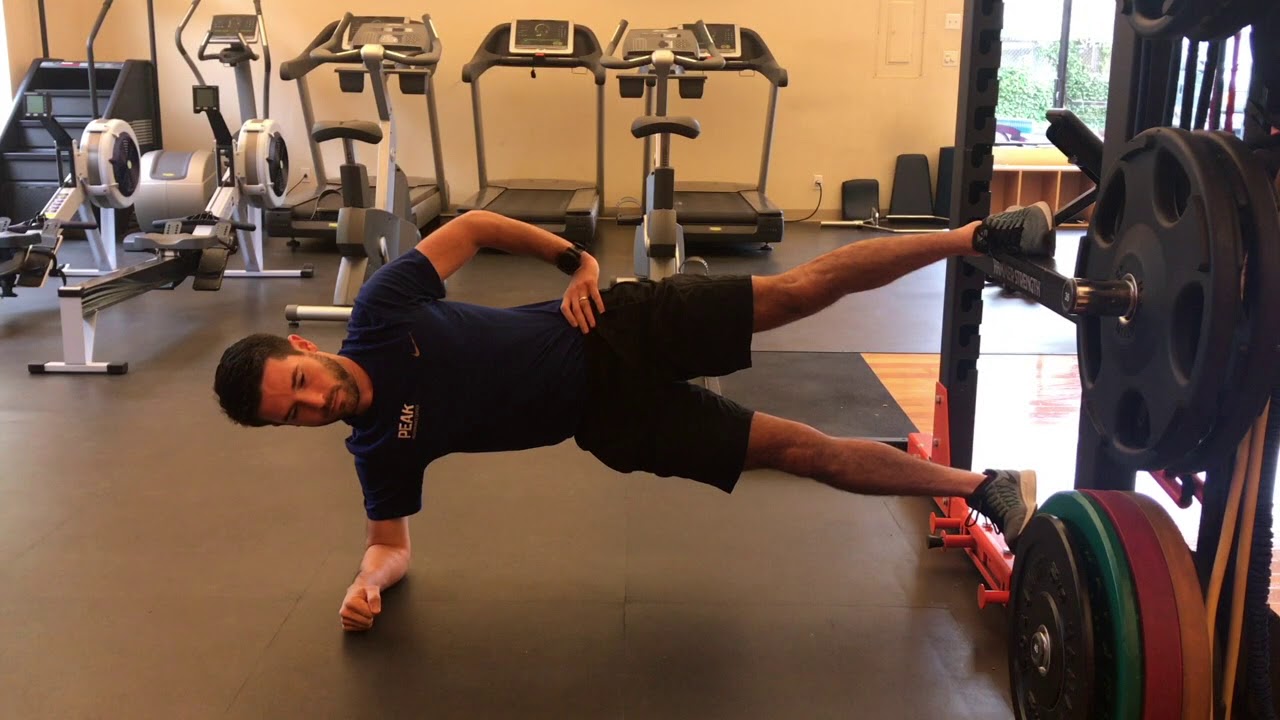 Adductor Plank Progression - YouTube