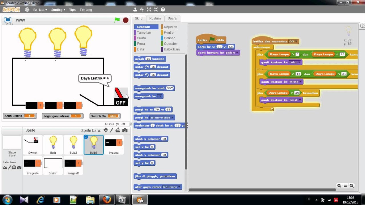 DEMO scratch mahasiswa Institut Teknologi Del ( Noel, William, Jefri ...