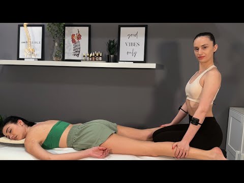 ASMR Thai Stretching Massage | Back & Shoulder Relaxation for Sleep