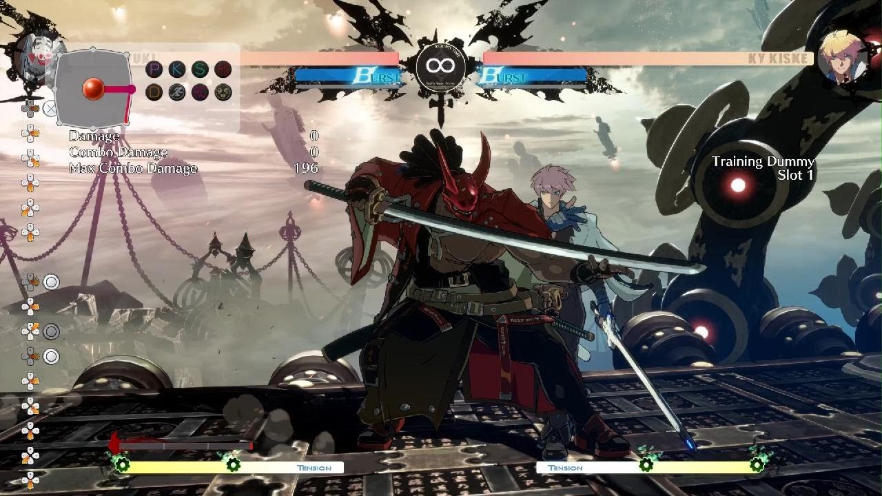 Nagoriyuki Basic Midscreen c.S combo (Dustloop Wiki) - YouTube