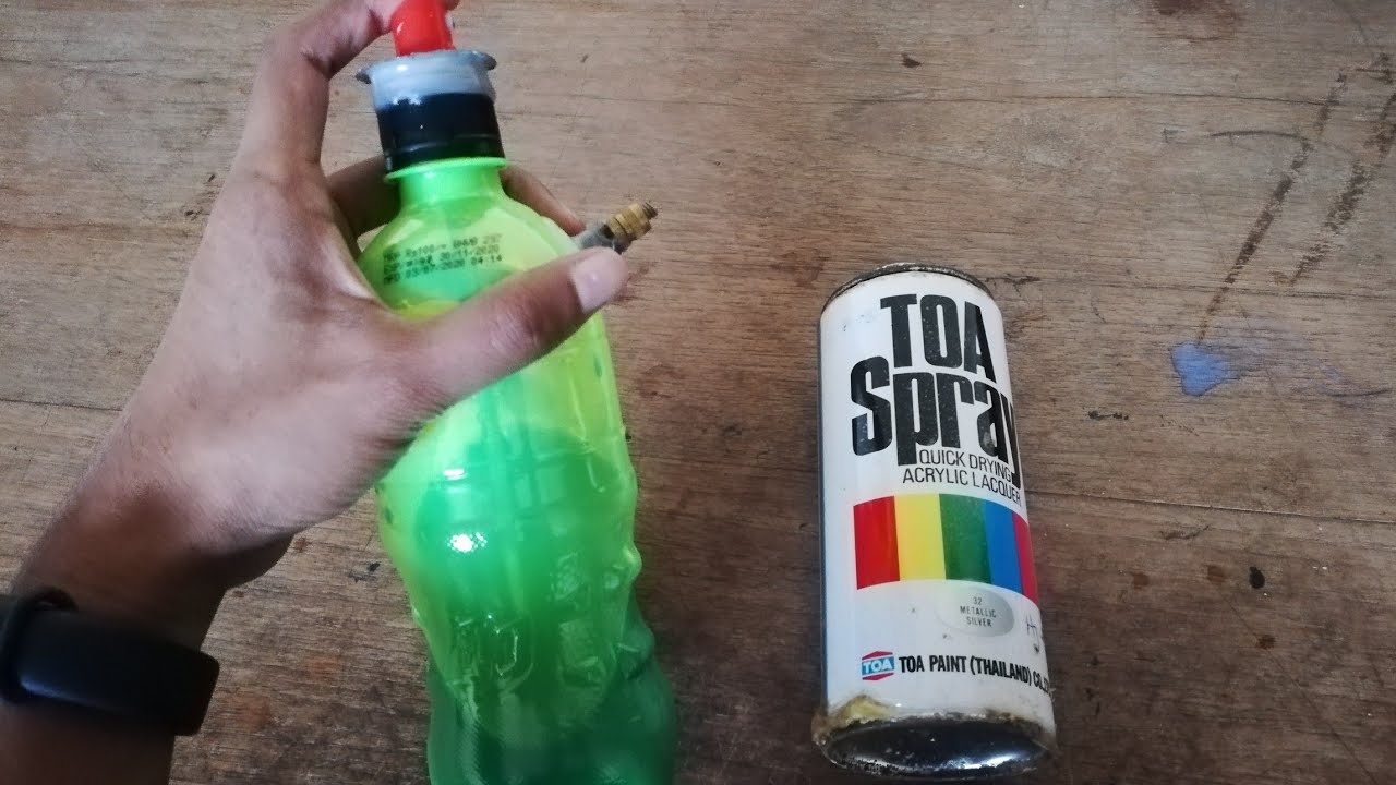 How to Make Simple Air Paint Spray Gun | SiriKnows Episode 013 - YouTube