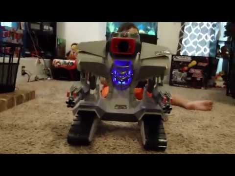 RC Mech HIgh Velocity Robo Cannon Demo - YouTube