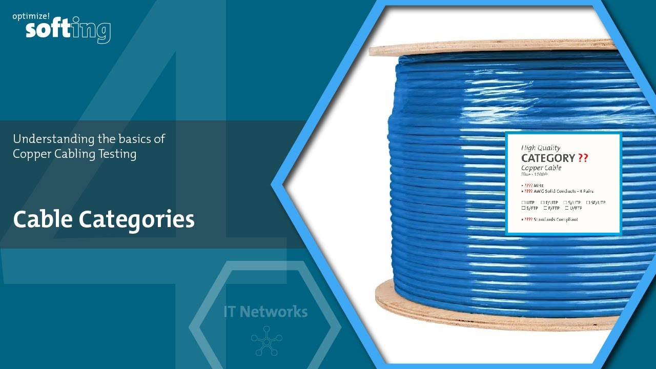 Cable Categories - Common Terminologies in Structured Copper Cabling - YouTube