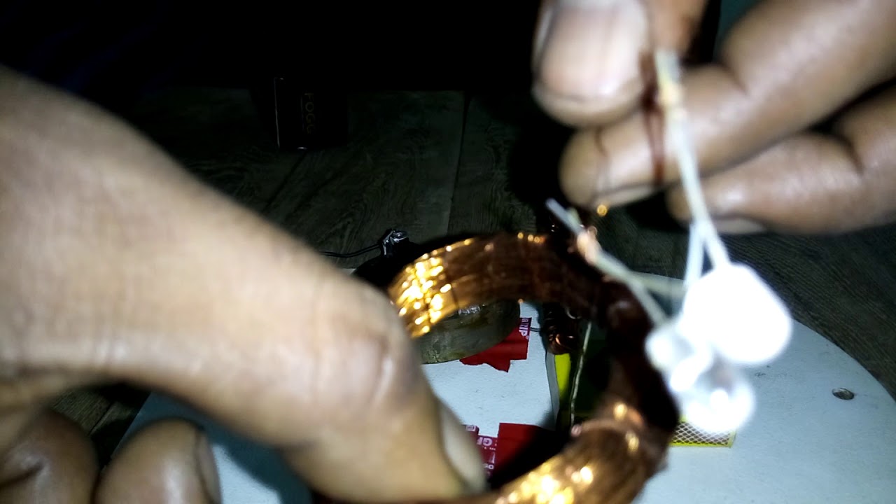 AC current alternator : homemade - YouTube