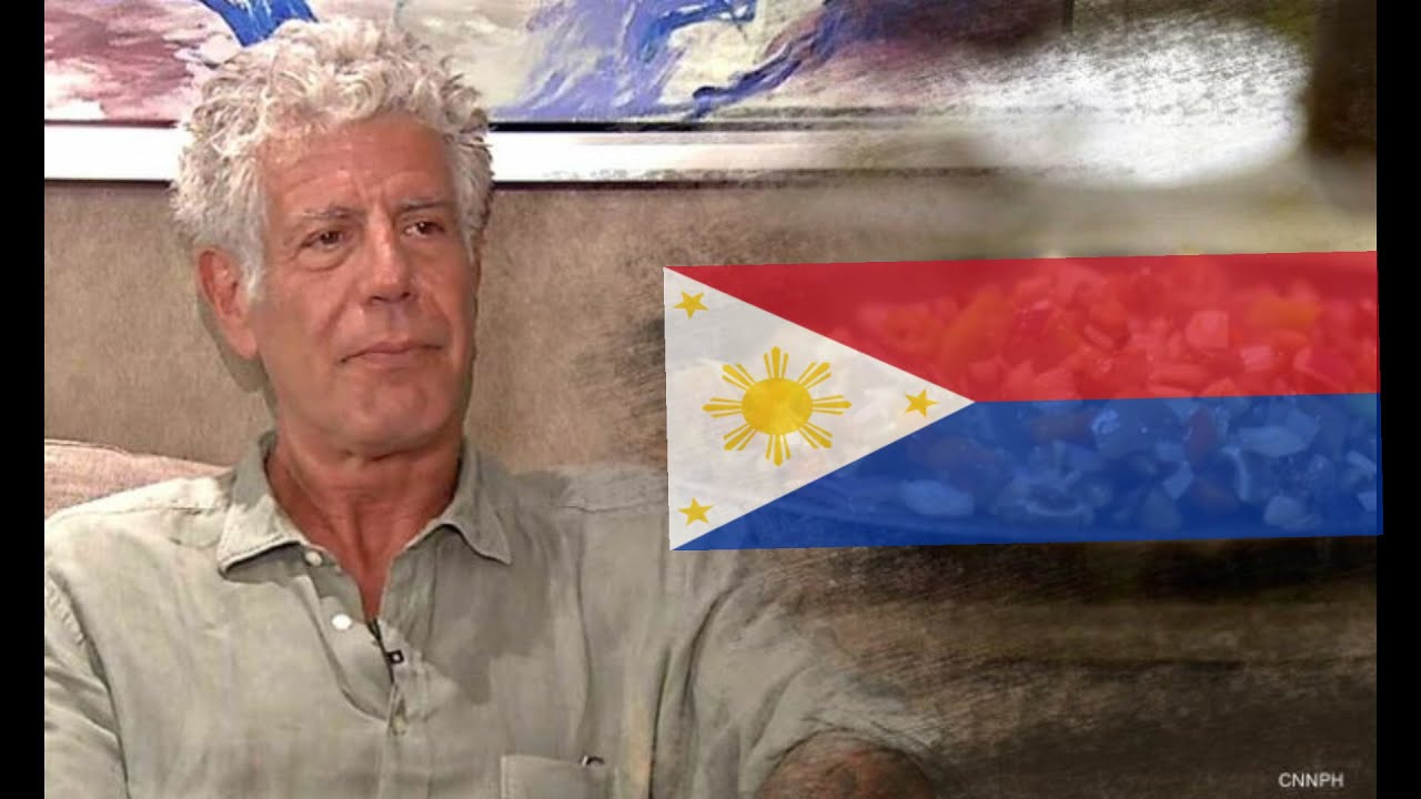 FAMOUS CELEBRITY CHEF Anthony Bourdain EXPOSES his favorite FILIPINO ...