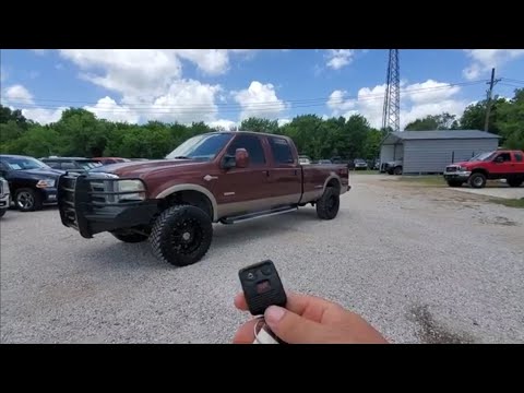 2005 Ford F350 King Ranch Bulletproof 6.0L 4wd Crew Cab Long Bed (brown ...