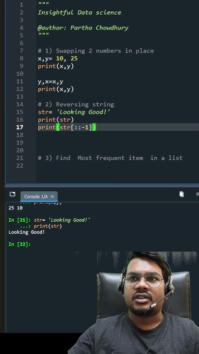 3 Python interview question solutions in 60 sec! #Coding #interview #python #Shorts - YouTube