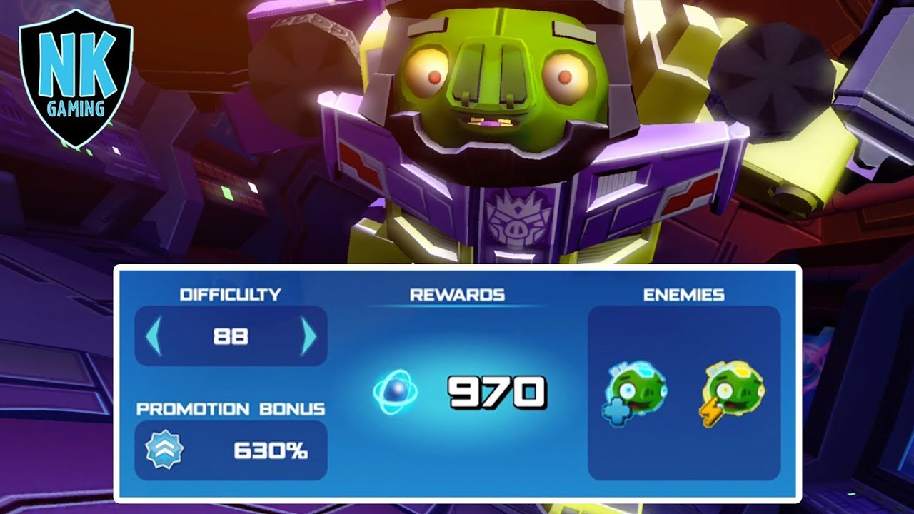 Angry Birds Transformers - Devastator Spark Run Series - Level 88 - YouTube