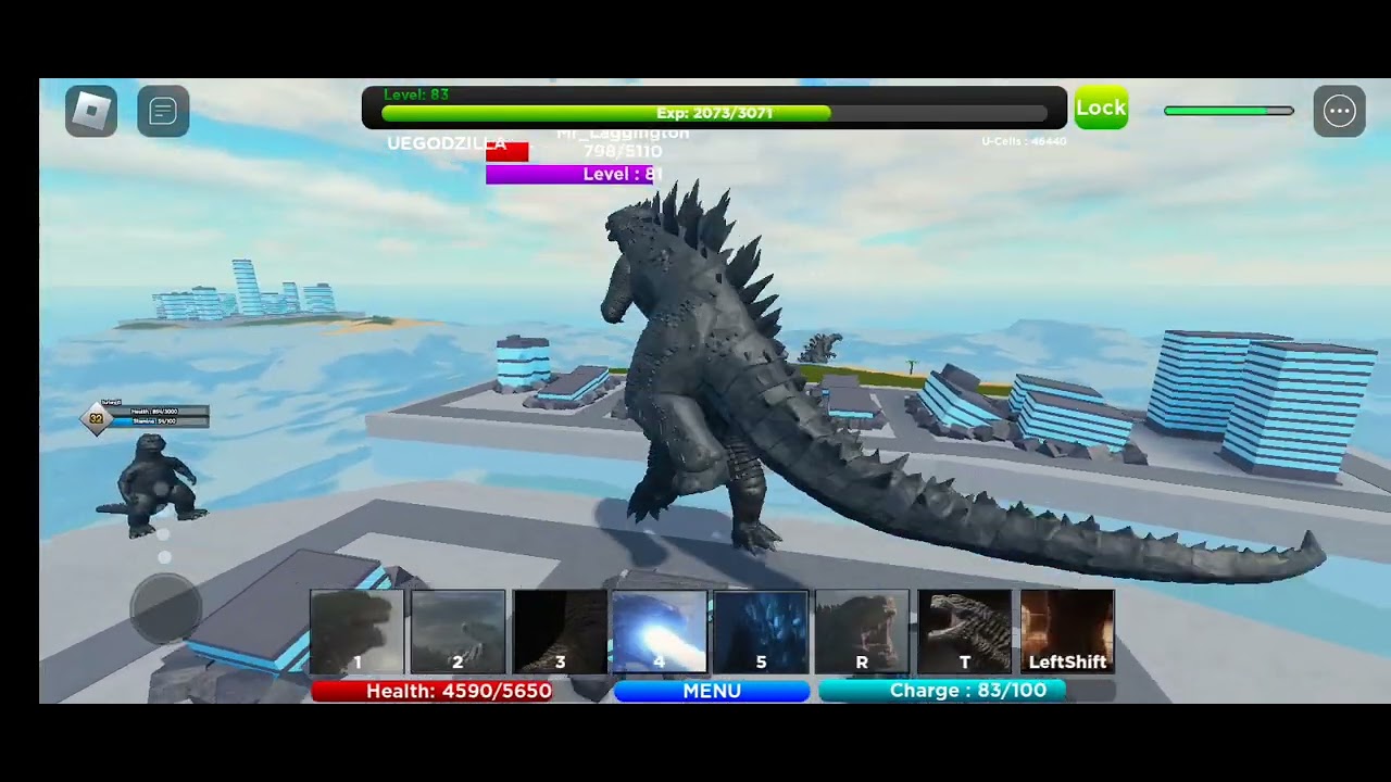 Playing kaiju alpha as UE Godzilla #roblox - YouTube