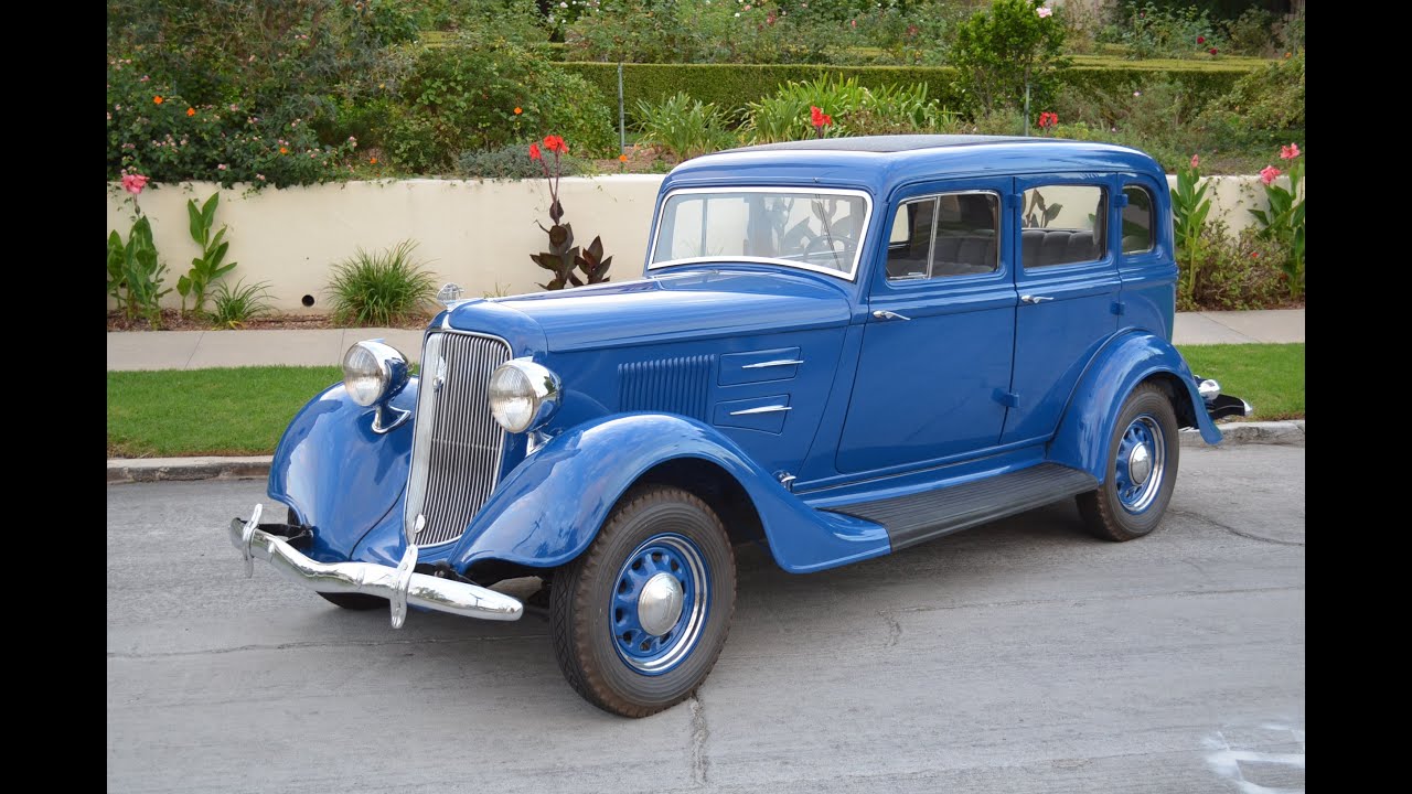 1934 Plymouth PE Deluxe Sedan, Fully Restored, Gorgeous! SOLD! - YouTube