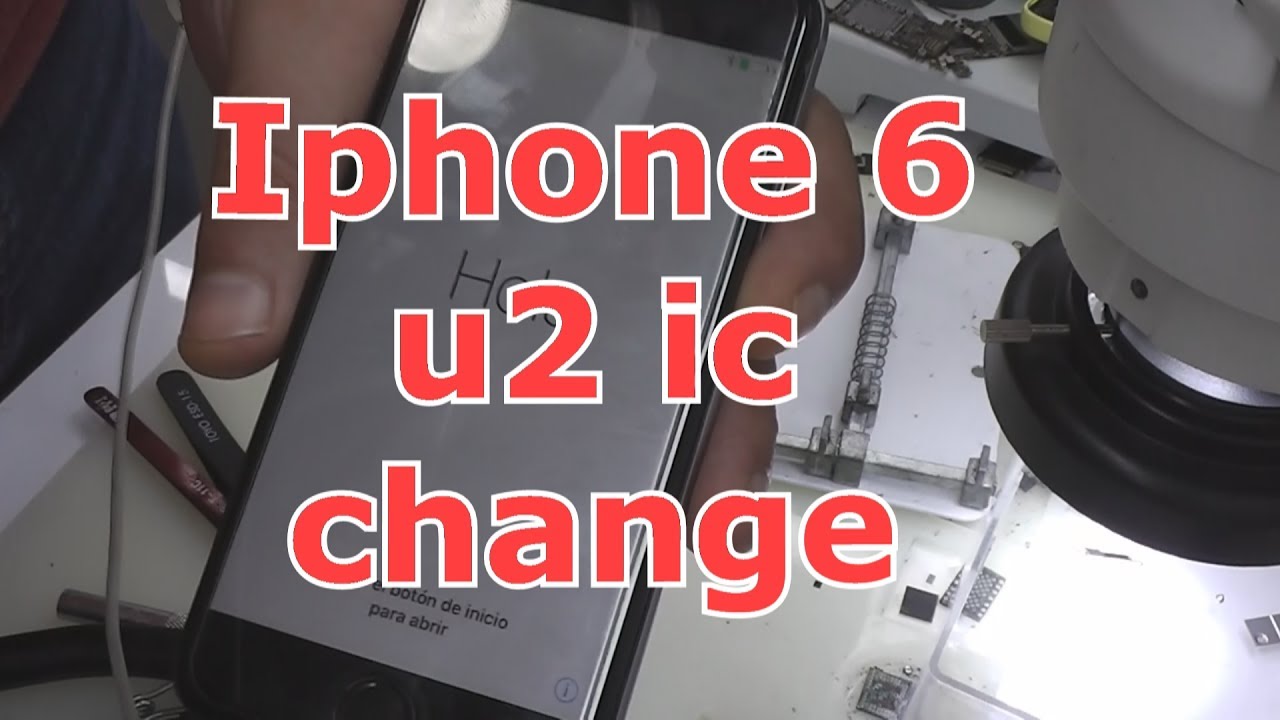 iphone 6 u2 ic change - YouTube