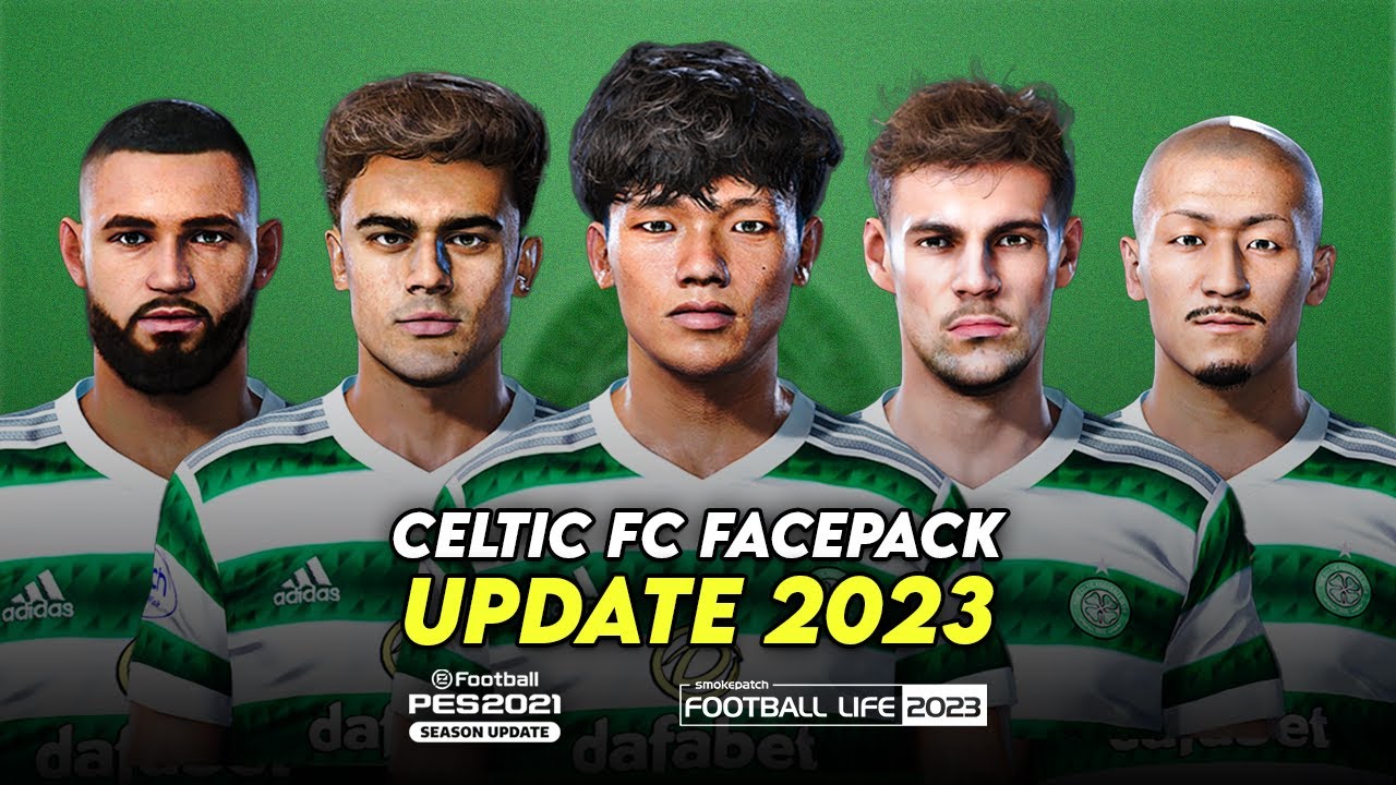 CELTIC FC FACEPACK 2023 | SIDER CPK | SMOKE PATCH FOOTBALL LIFE 2023 ...