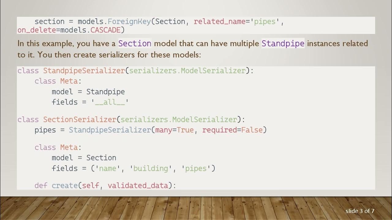 Resolving Nested Serializer Validation Issues in Django Rest Framework - YouTube