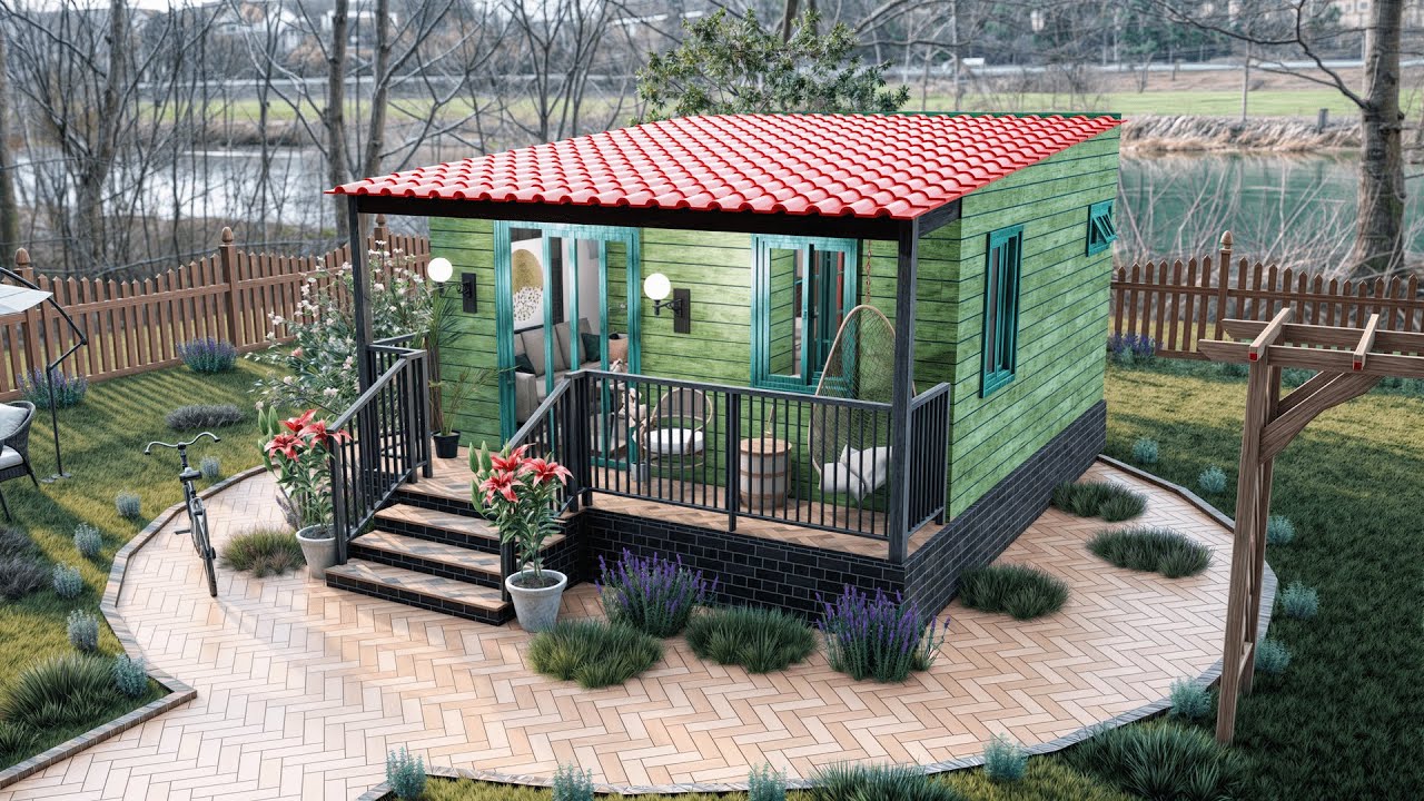 5 meters x 5 meters LOVELY SMALL HOUSE DESIGN IDEA - YouTube