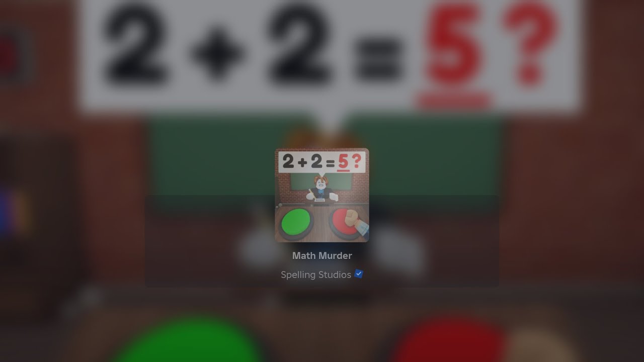 I played math murder - YouTube