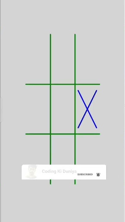 Cool 😎 Tic-tac-toe game by python turtle #short #coding #codingkiduniya ...