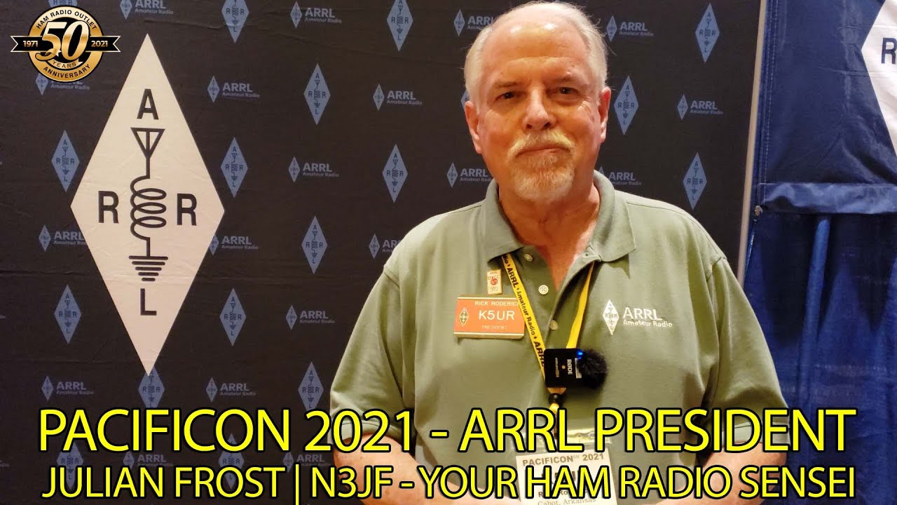 ARRL President, Rick Roderick, K5UR - HRO at Pacificon 2021 - YouTube