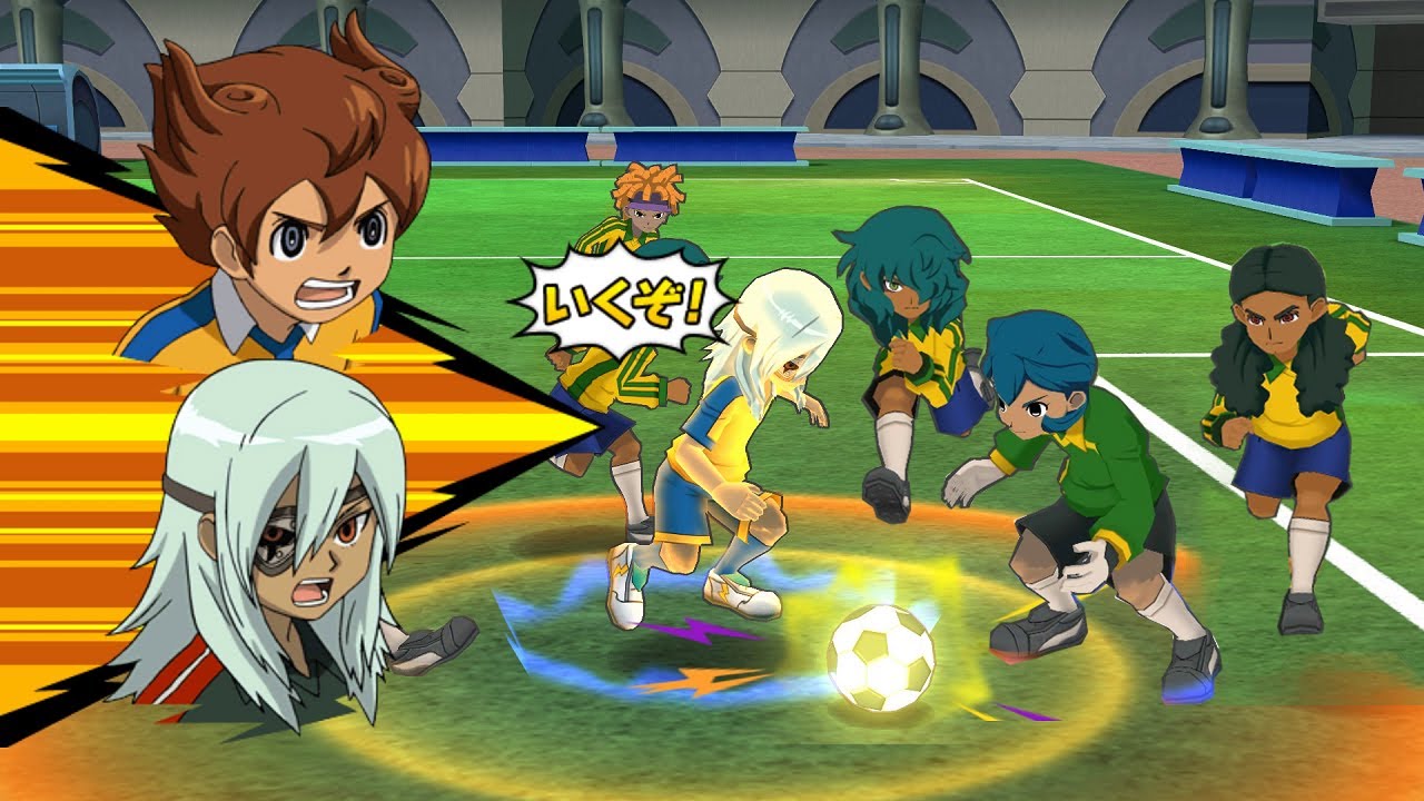 Inazuma Eleven Go Strikers 2013 Raimon GO 3.7 Vs Team Brazil Wii 1080p ...