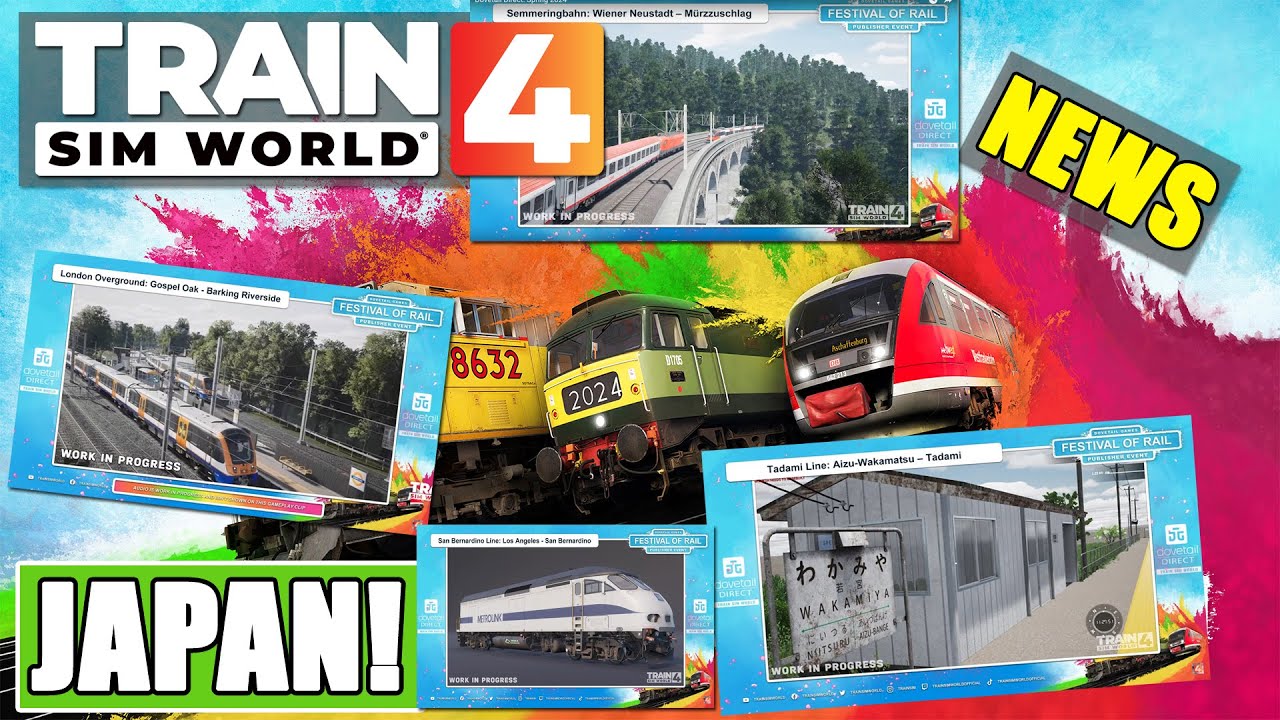 Train Sim World 4 | NEUE STRECKEN angekündigt! | SEMMERINGBAHN | TADAMI ...