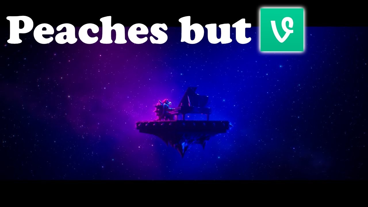 Peaches but every time he says "peach" there's a vine boom - YouTube