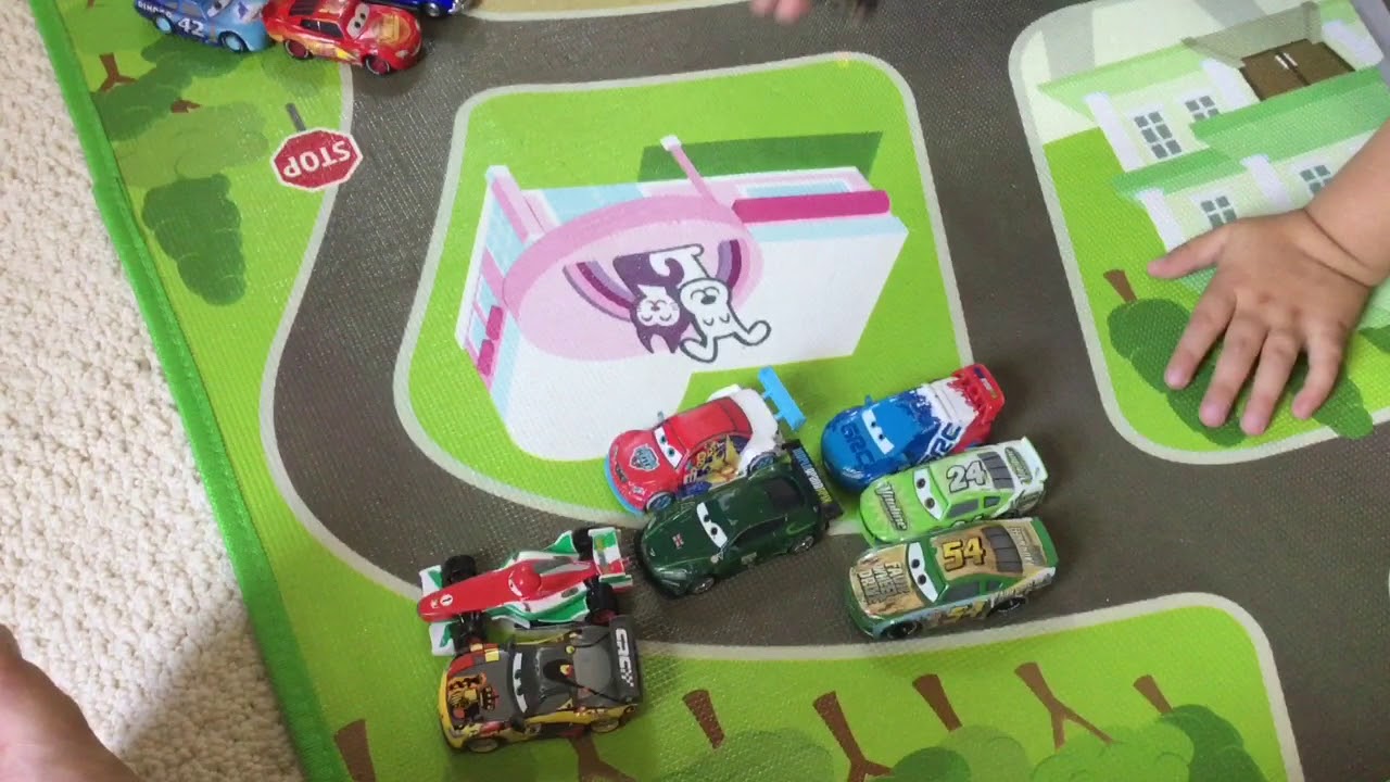 Florida 500 Race Track Elimination With Disney Cars - YouTube