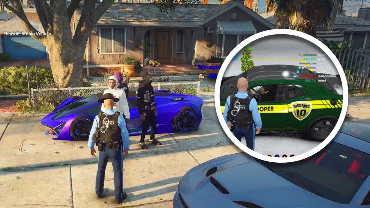 State Trooper Fanum RETURNS! Strict Law Enforcement ON THE STREETS! 🚨 ...