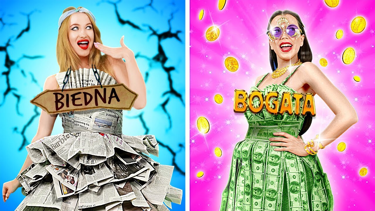NOWE 123 GO! CHALLENGE: Biedna vs bogata - gadżety czy hacki? Naprawy ...