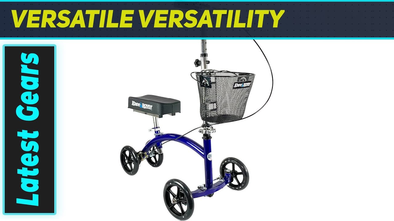 Best Knee Scooter? KneeRover Deluxe KneeCycle Review! - YouTube