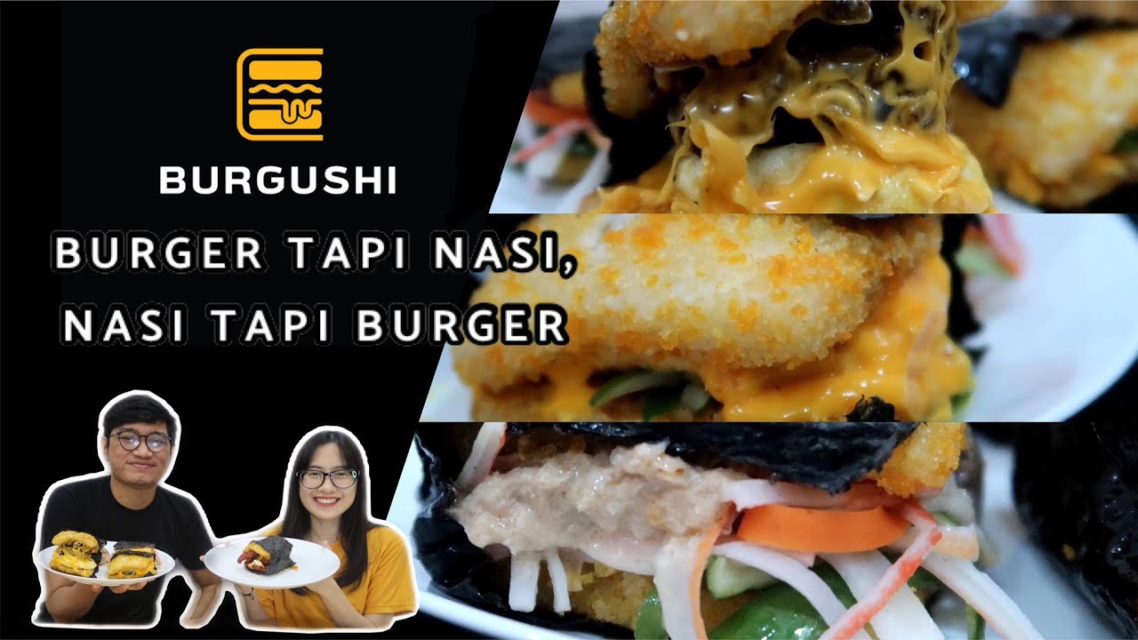 REVIEW BURGUSHI || BURGER TAPI NASI?? - YouTube