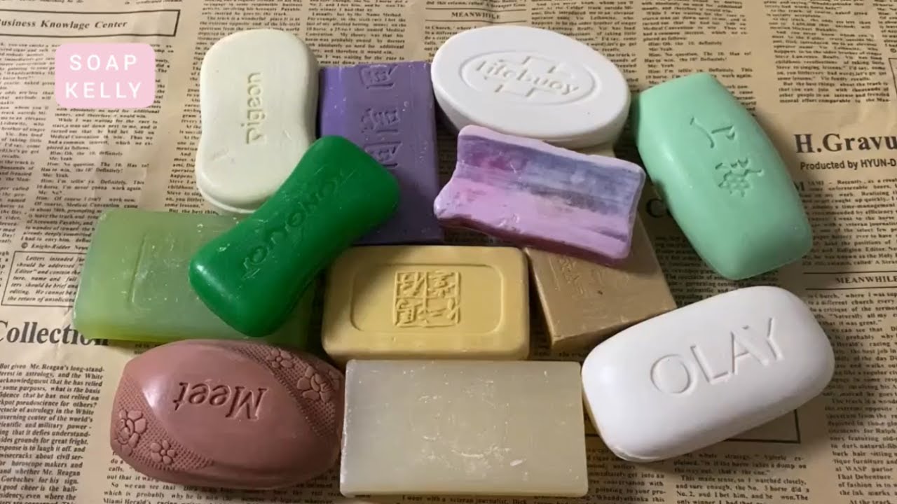 Soap Cutting 🧼Soap Crushing ASMR ️Soap Carving Satisfying Sound #409 ...