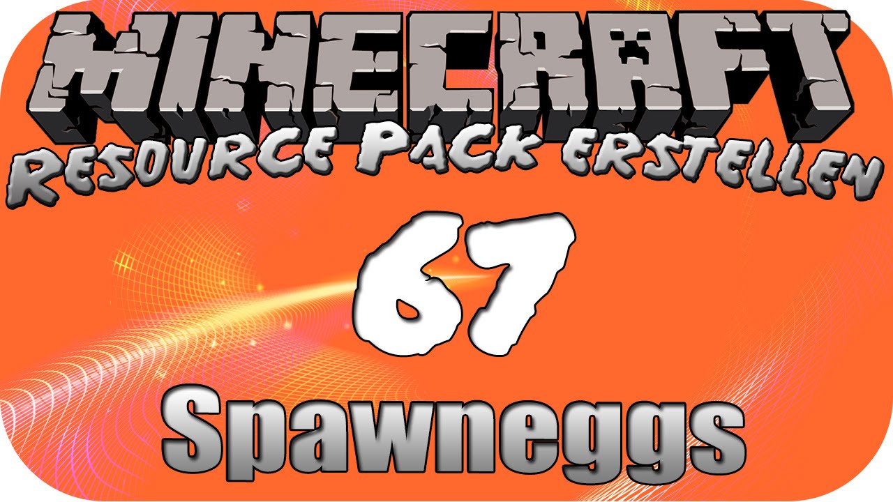 Minecraft Resource Pack erstellen #67 - Spawneggs [HD+] [Deutsch] - YouTube